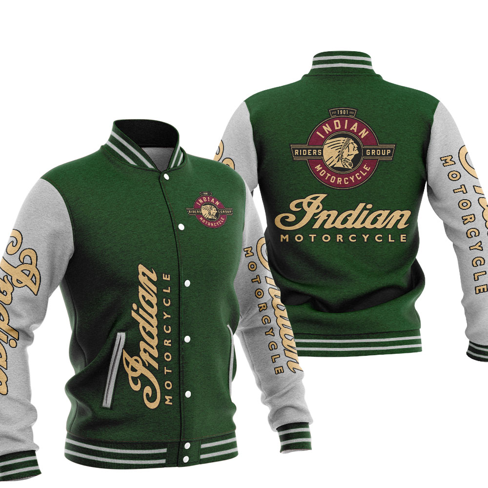 Indian Motorcycles, Allmotor Baseball varsity jacket-LNT20628-07 - Shop ...
